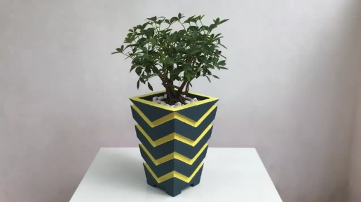 Цветочный горшок из цемента (кашпо) - Поделки для сада и дачи #4!