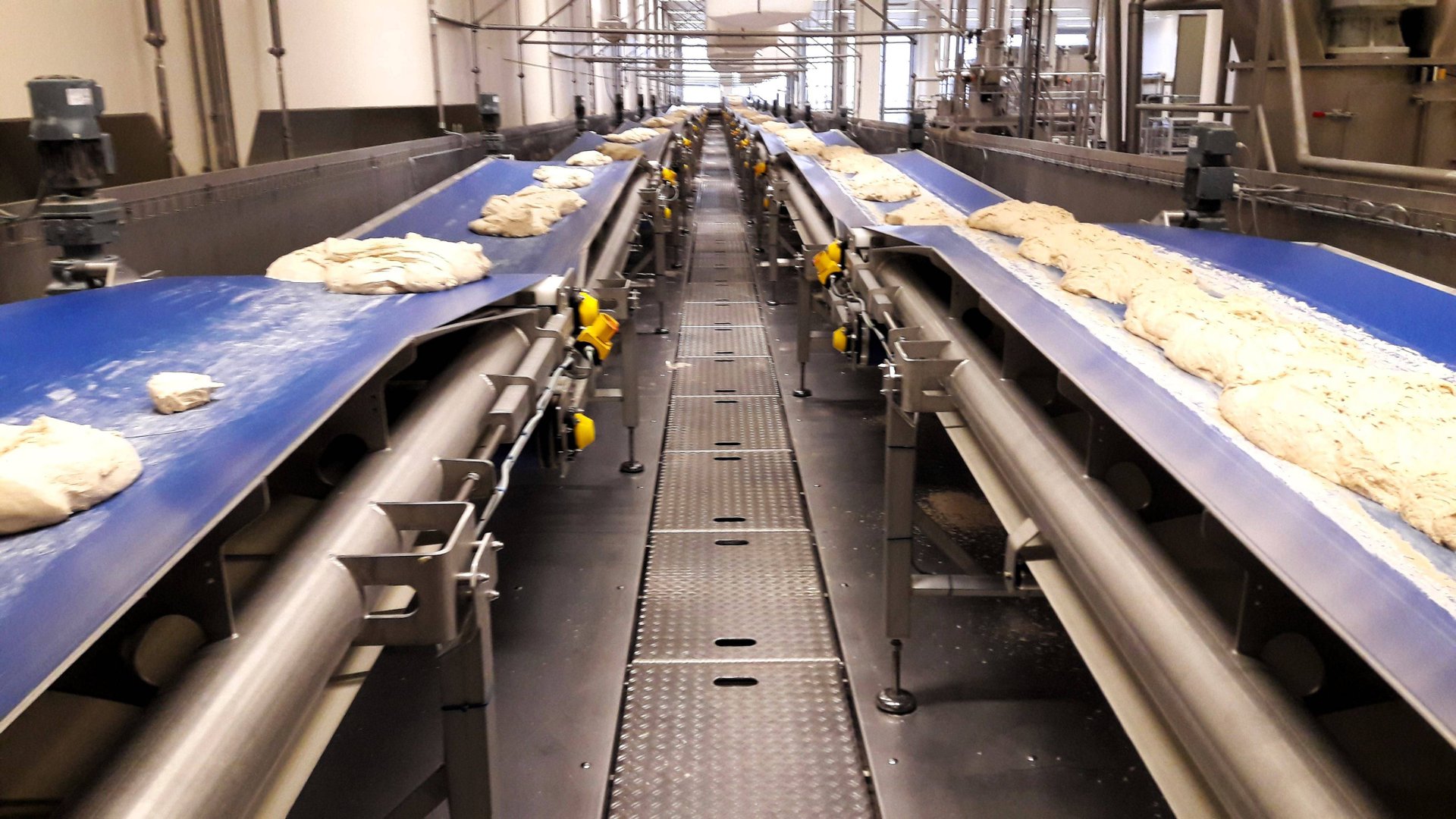 Транспортирование теста открытым способом