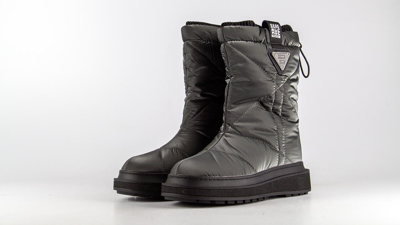 Дутики Finn Line женские серые 8021-233(grey)