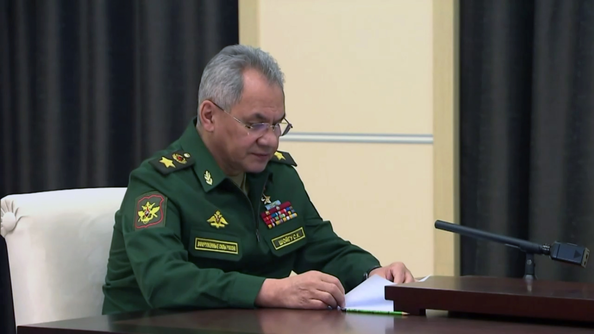 Сергей Шойгу доложил Владимиру Путину об окончании частичной мобилизации в России - 28.10.2022