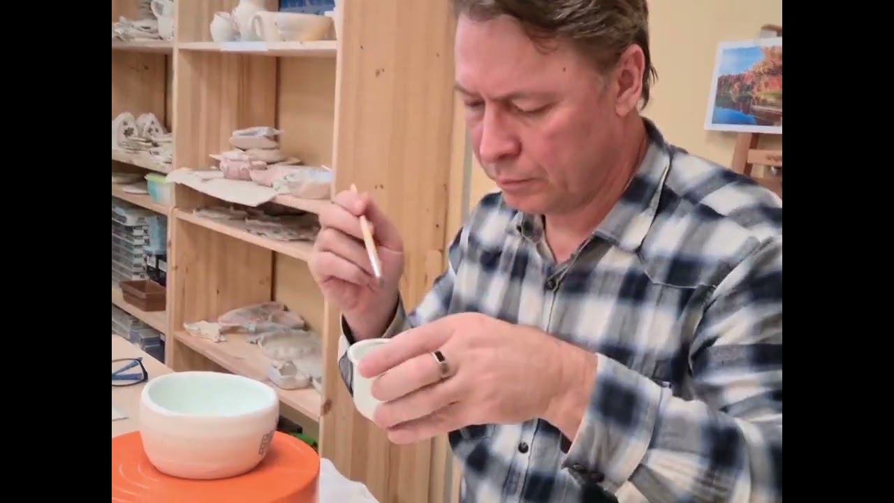 Работа на гончарном круге