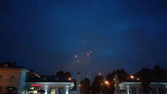 Салют в день России в Костроме 12.06.2018