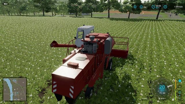 Farming Simulator 22 Прохождение карты. Первый полмиллиона и новое поле с техникой. #1