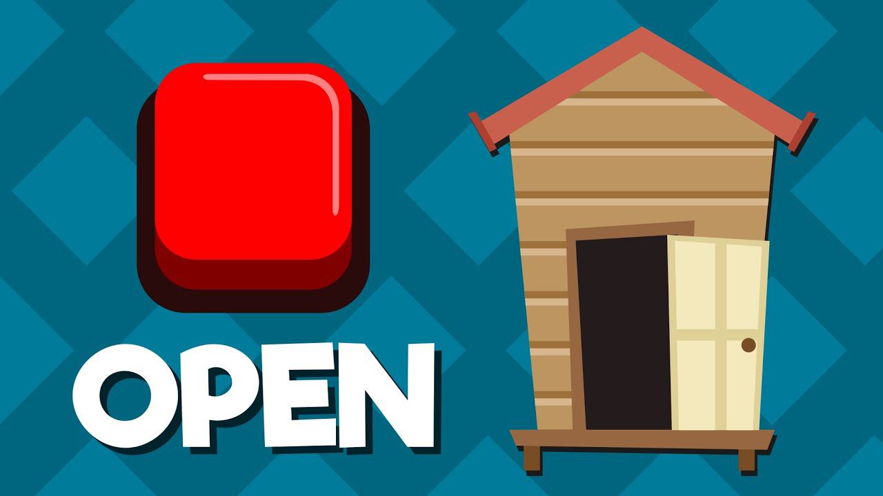 How To Open & Close 2D Door Pressing Or Clicking UI Button In Unity Software Game | Simple Tutorial