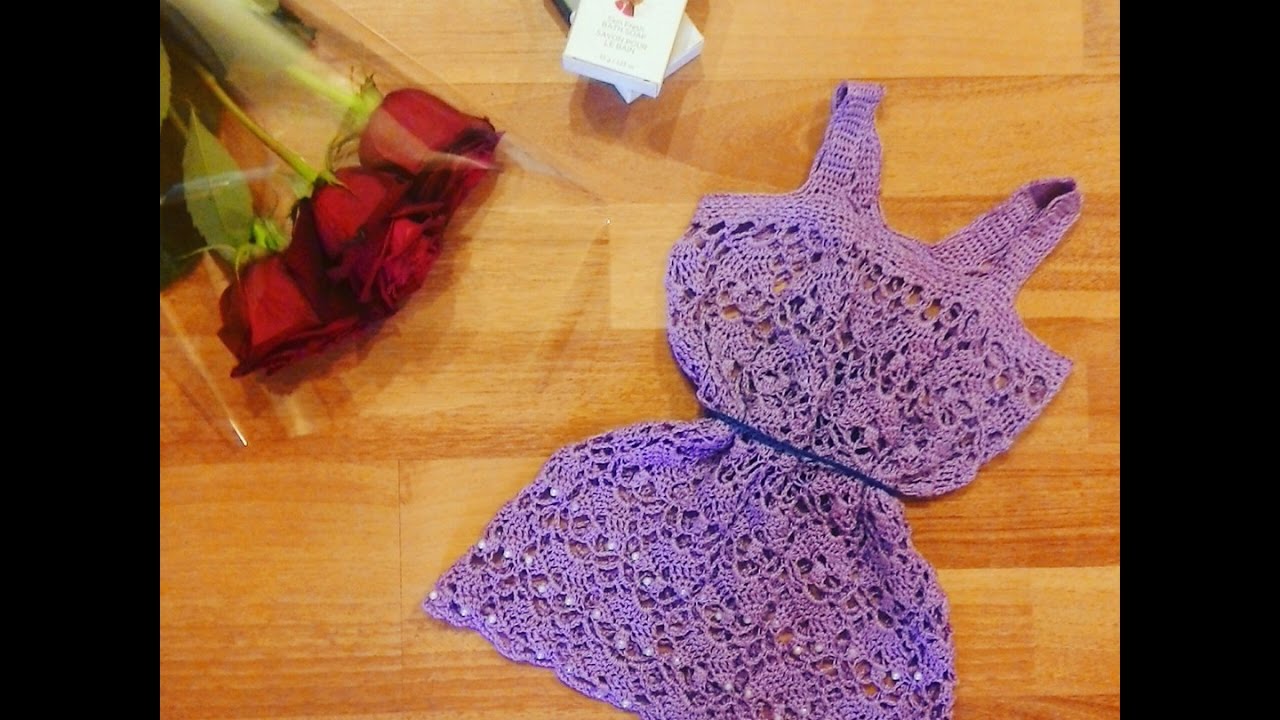 Вязание крючком. Туника крючком.