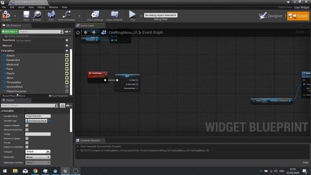 [UE4]  - Crafting System Pt.6 - Crafting Item