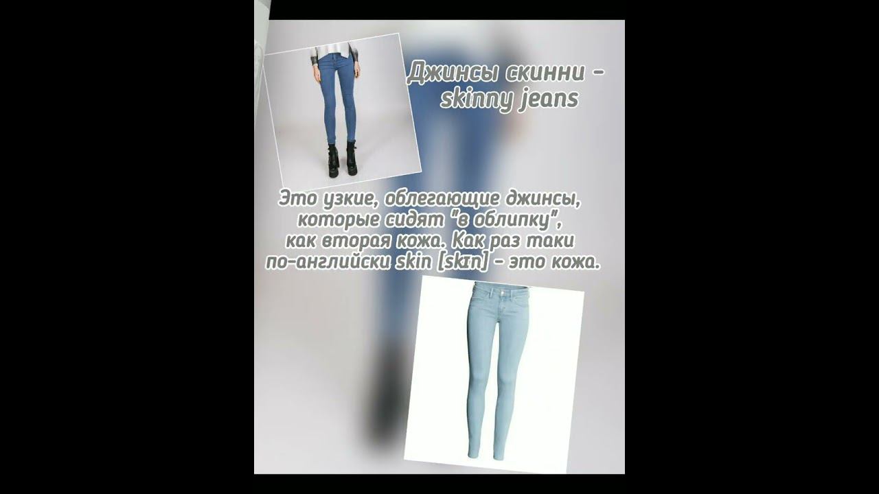 Пять английских названий одежды