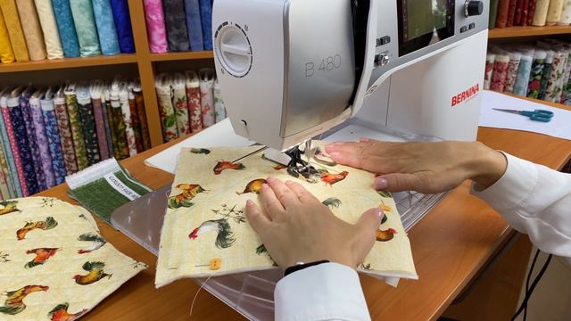 Шьем ПРИХВАТКИ из натуральны тканей и специальных наполнителей