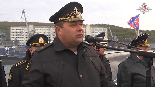 Подводная лодка «Магадан» Тихоокеанского флота прибыла в пункт базирования во Владивостоке.