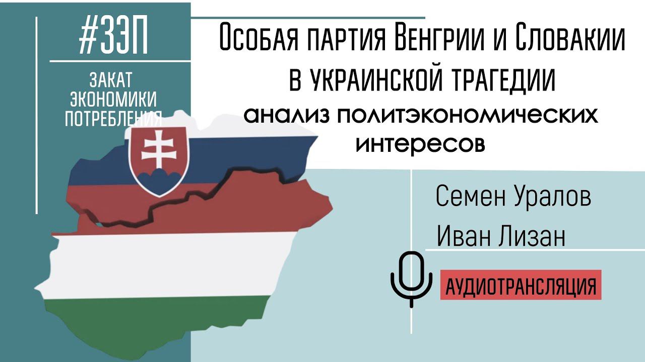 Особая партия Венгрии и Словакии в украинской трагедии. Анализ политэкономических интересов.