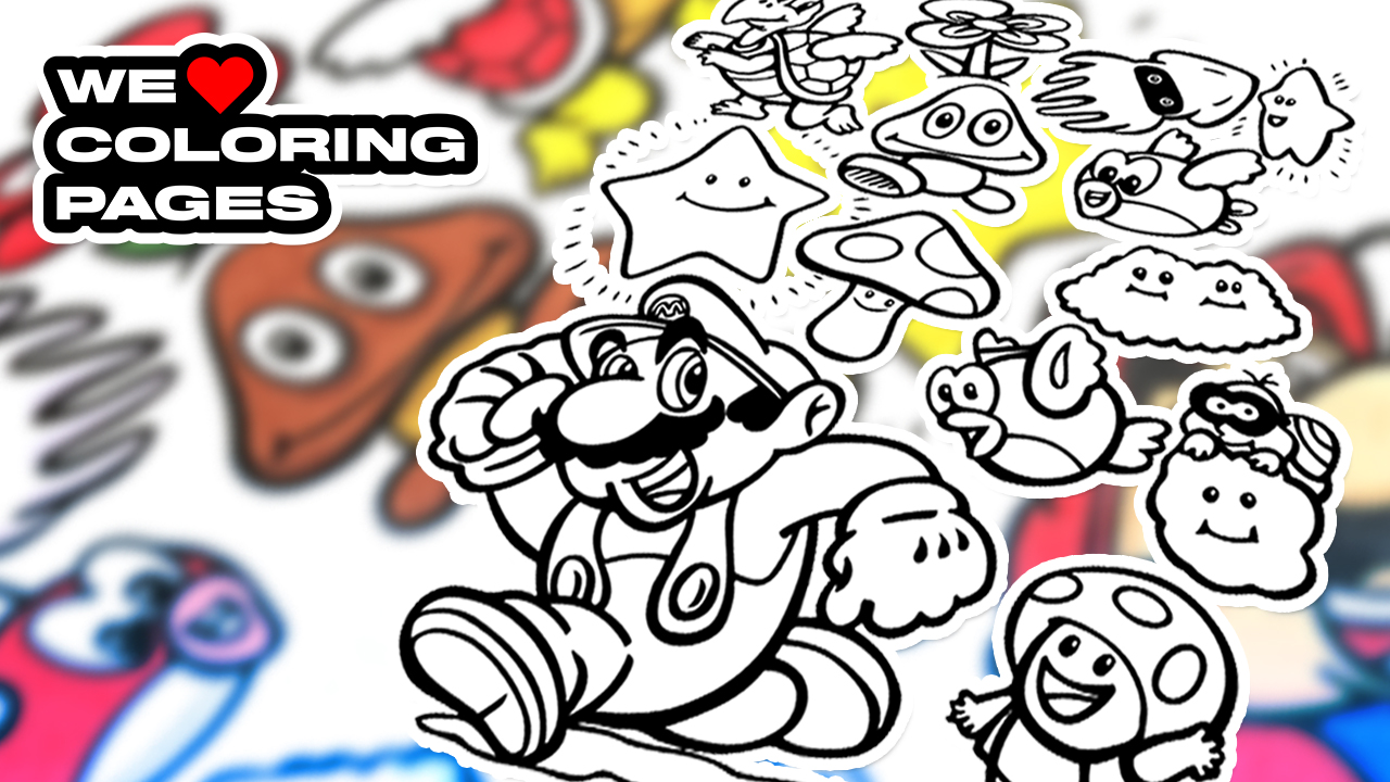 #56 Супер Марио Раскраска | МЫ ❤️ РАСКРАСКИ