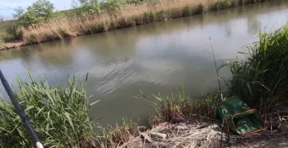 Рыбалка на теплом канале. 06.05.21.