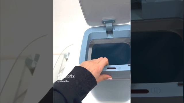 🔵 Ведро для мусора сенсорное, квадрат, Foodatlas JAH-6811, 8 л (синий)