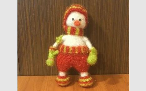 ⛄️Вязание крючком Снеговик крючком вязание амигуруми крючком.Вязаный снеговик.