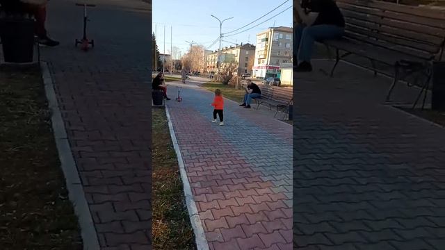 25.04.2023 вечер, выбрались в магазин и погуляли немного. пепебаливаем ротовирус, к вечеру по лучше