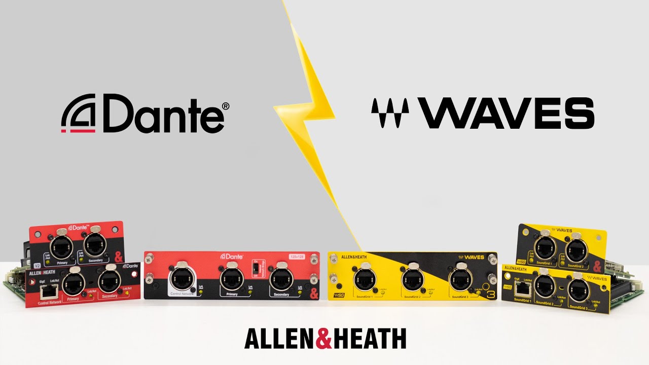 Dante или Waves какую карту выбрать для Allen & Heath ?