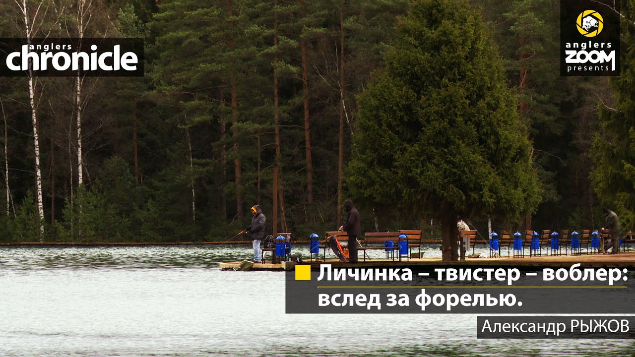Личинка – твистер – воблер: вслед за форелью. Александр Рыжов