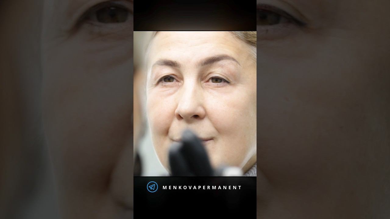 Несмываемый🔥Возрастной макияж💄Пудровые брови и глаза.