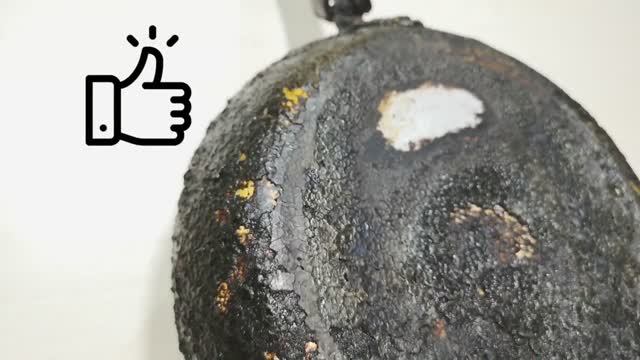 Как очистить сковороду от нагара. Зачем кипятильник? Лайфхаки.