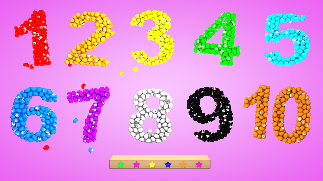 Учимся считать от 1 до 10 для самых маленьких