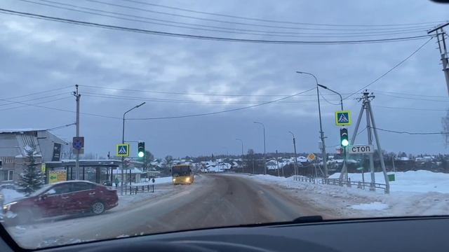 Поездка в Удмуртию #6 Дорога из Юкаменского до Ижевска. После снегопада!