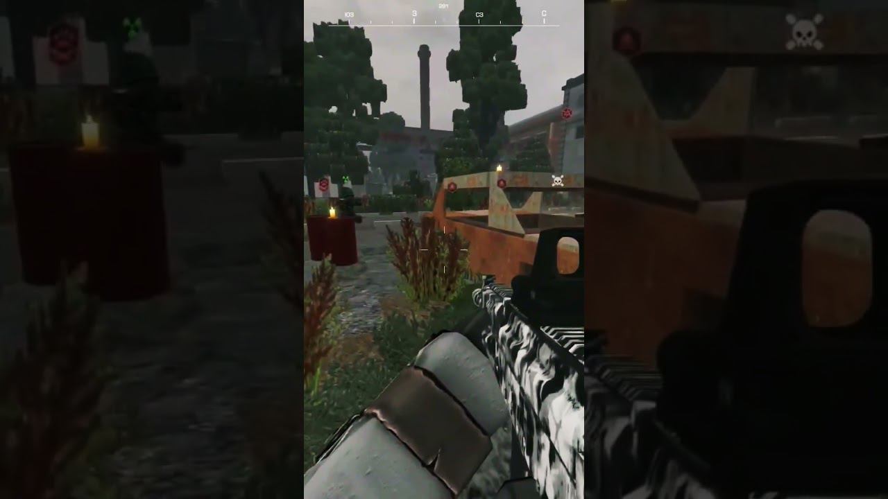 Три сталкера в Припяти объединились против бандитов #сталкер ☢️