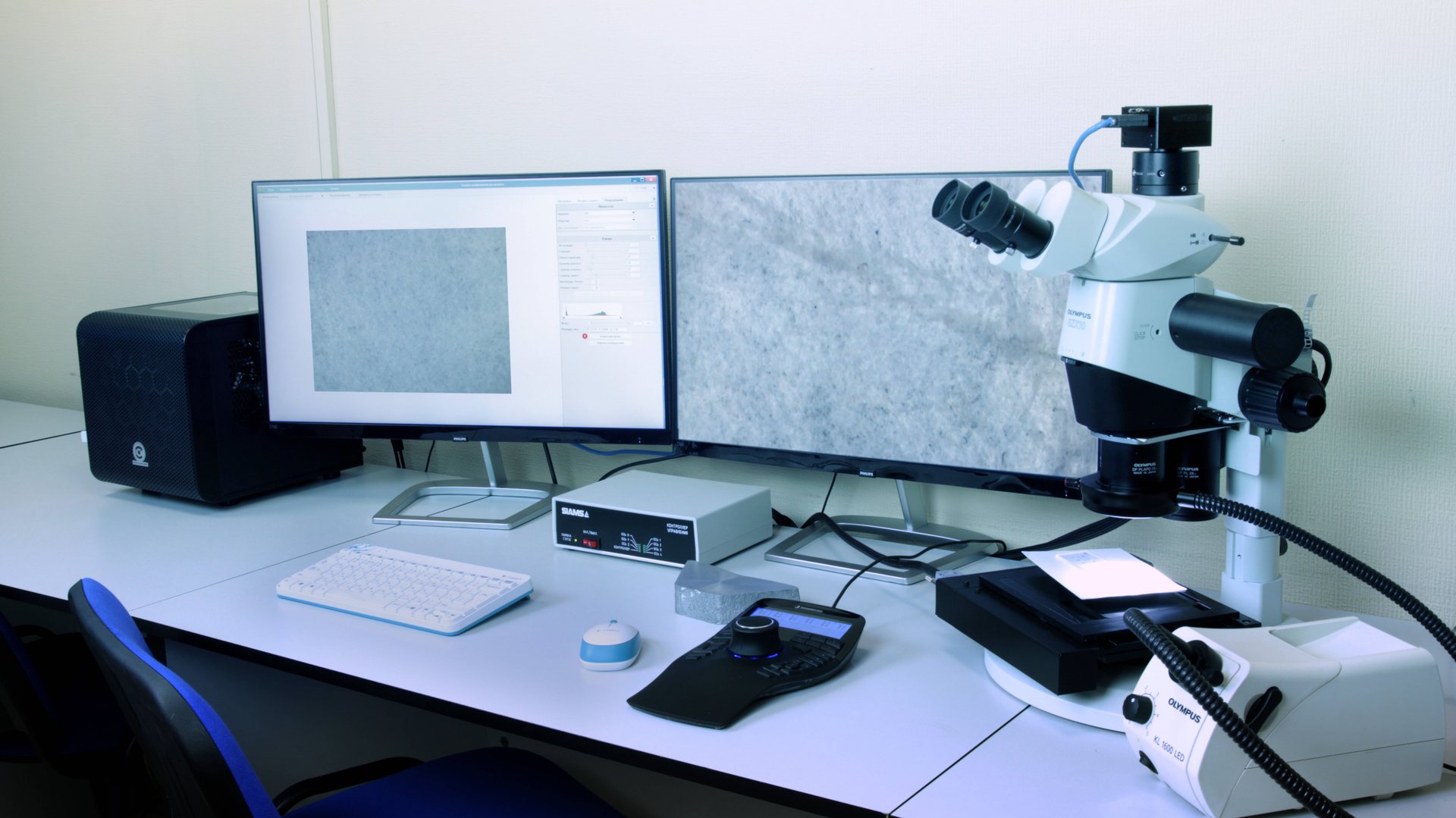 Моторизация SIAMS для стереомикроскопа Olympus SZX10