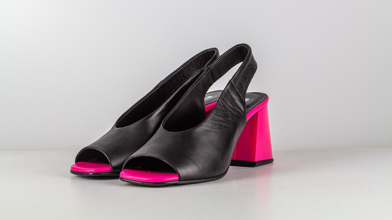 Босоножки Evromoda женские черные 707-84-342-T-680SYH