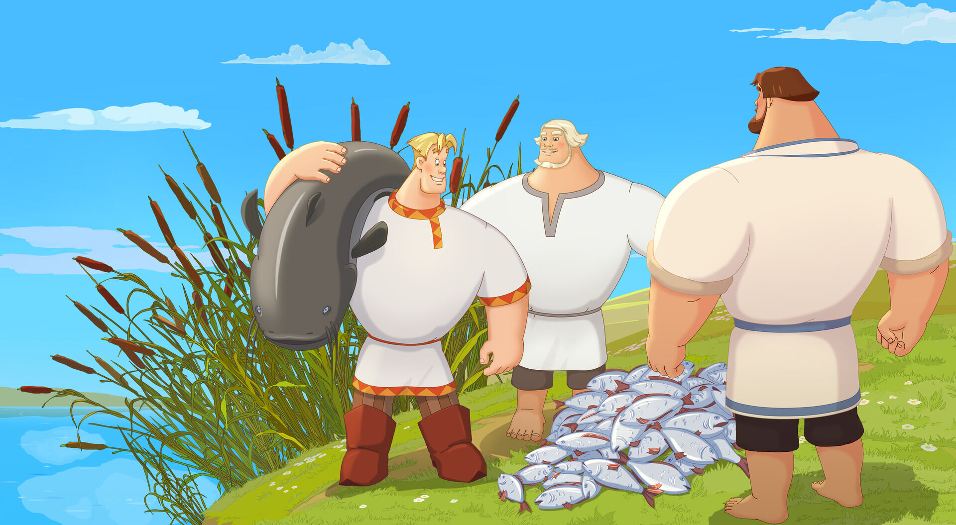 Богатыри - Мультфильм игра для малышей - Три богатыря