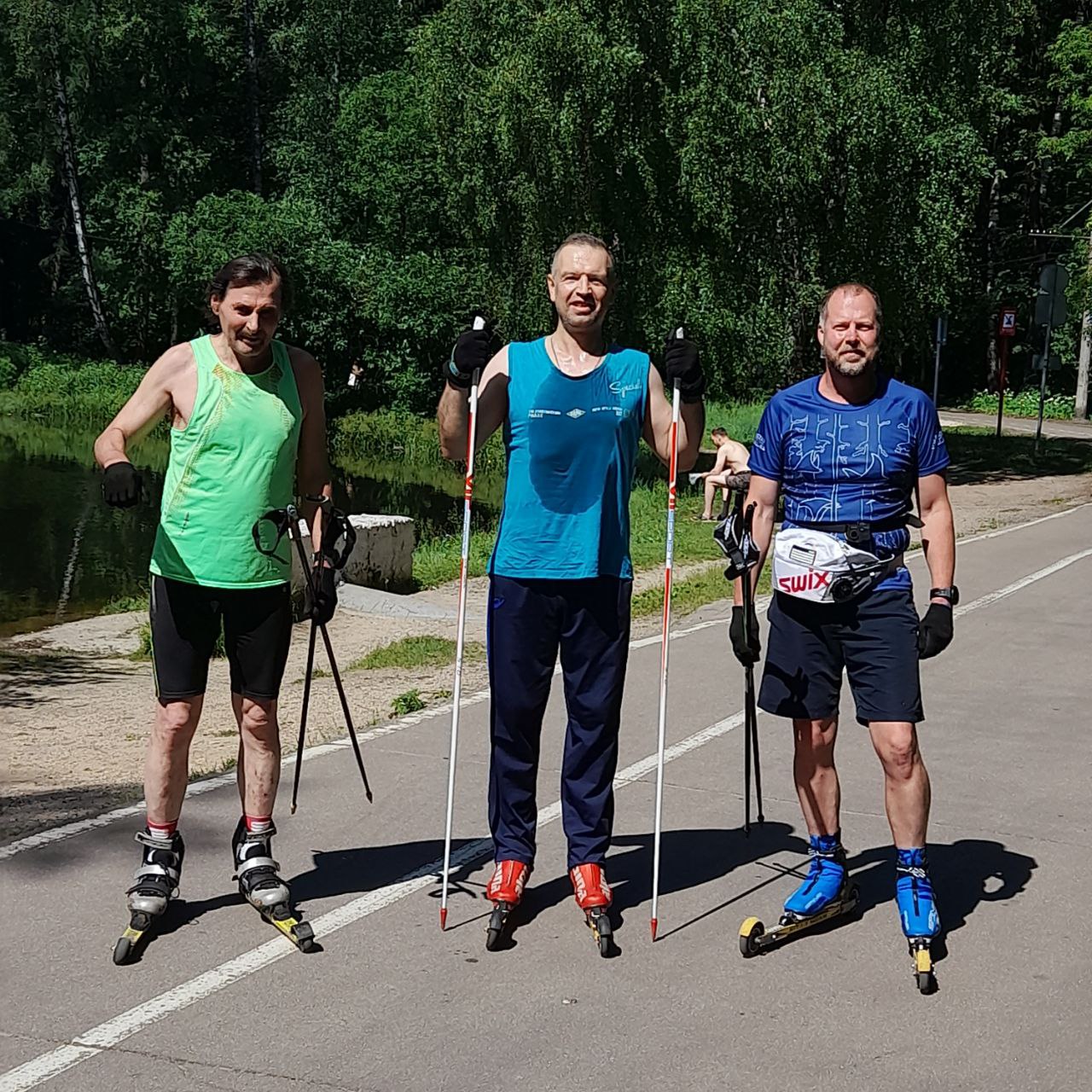 Лыжероллерная тренировка 09.06.24 ч1