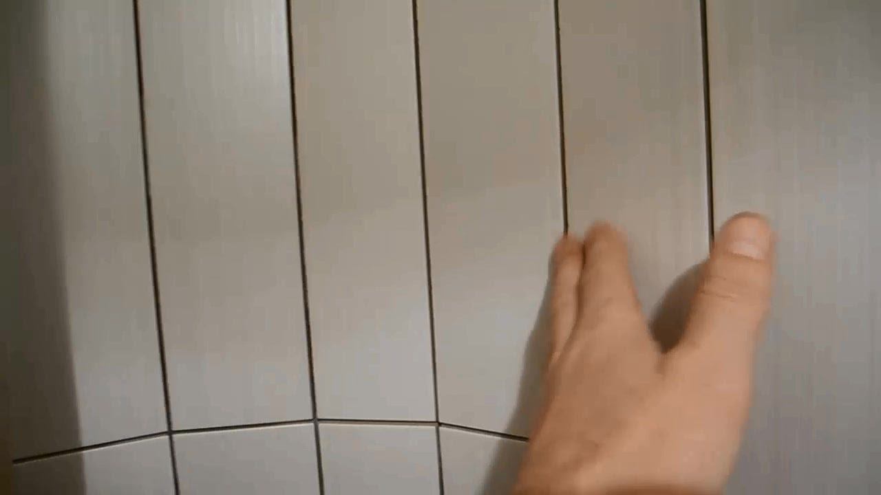 Укладка плитки на ПОЛУКРУГЛУЮ СТЕНУ ч.2