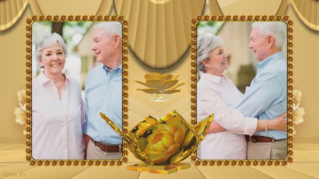 С Золотой свадьбой!