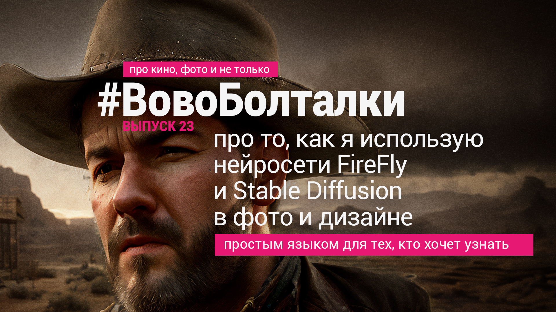 #ВовоБолталки | Выпуск 23 | Как я использую нейросети FireFly и Stable Diffusion в фото и дизайне