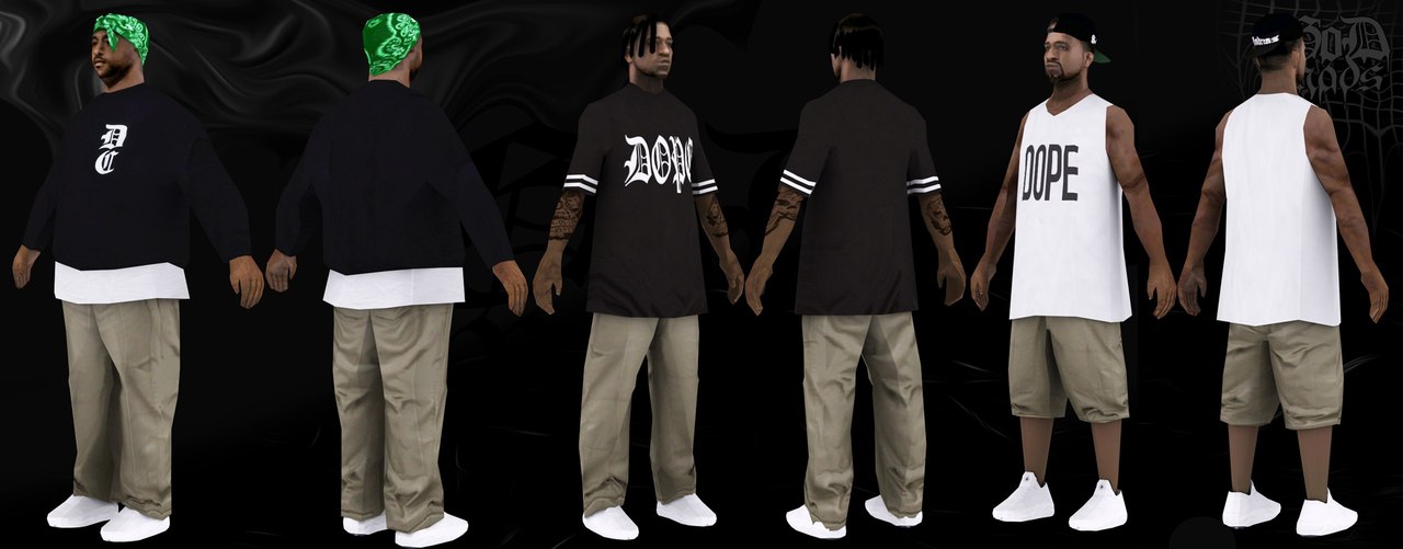 ✘ MODING SAMP ✘ | Groove Street Skin pack