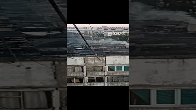 Соседи ушли жарить шашлыки в подъезд, когда дождь начался  #лето #барнаул