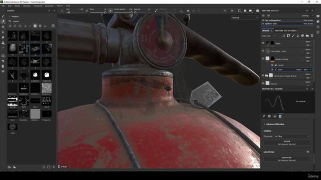 1. Texturing Spider Webs