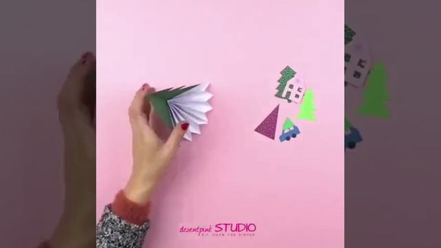 Зимняя красавица из бумаги.mp4