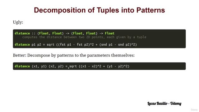 18 - Decomposition of Tuples into Patterns