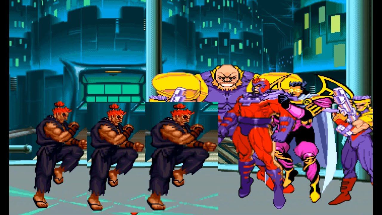 X-Men: Children of the Atom (MAME) Akuma Arcade