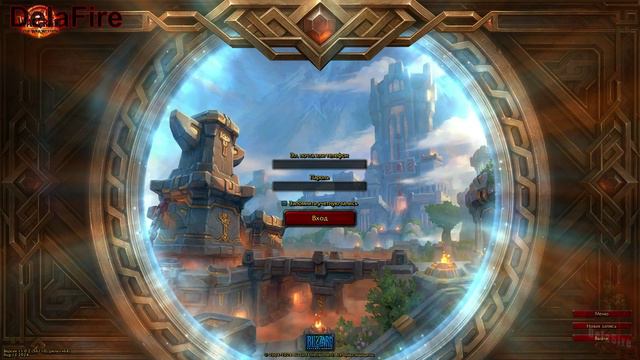 World of Warcraft: The War Within - Экран авторизации 2