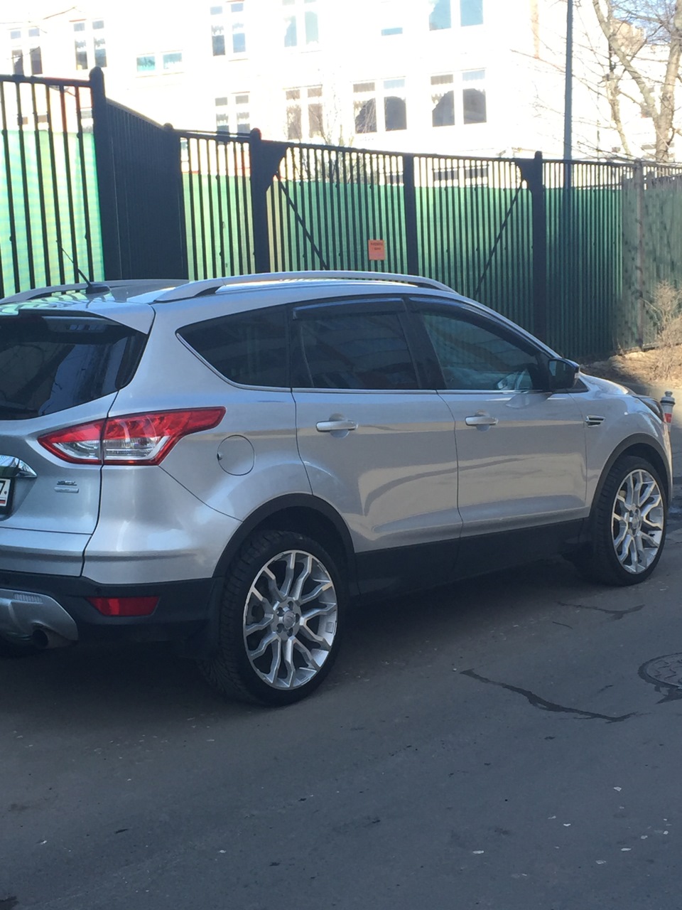 Ford kuga 2 - установка рейлингов