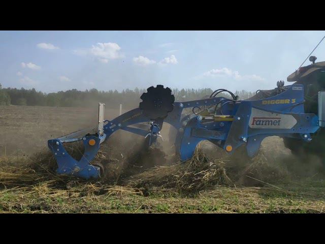 Чемпионское глубокорыхление. Диггер от Фармет гладко стелет