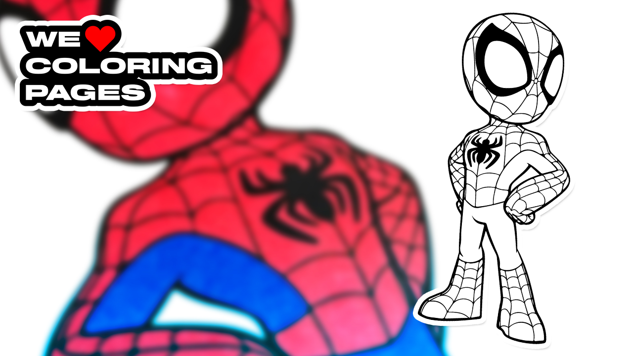 #10 Spidey Раскраска | МЫ ❤️ РАСКРАСКИ