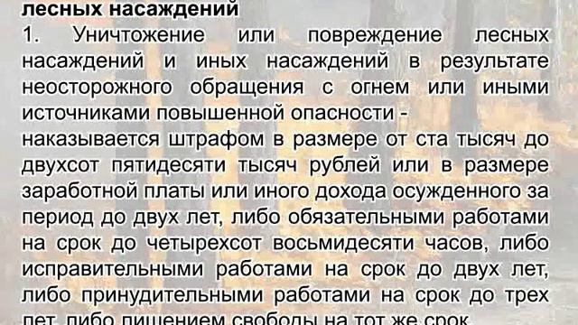 Ответственность за нарушение законодательства об охране природы.