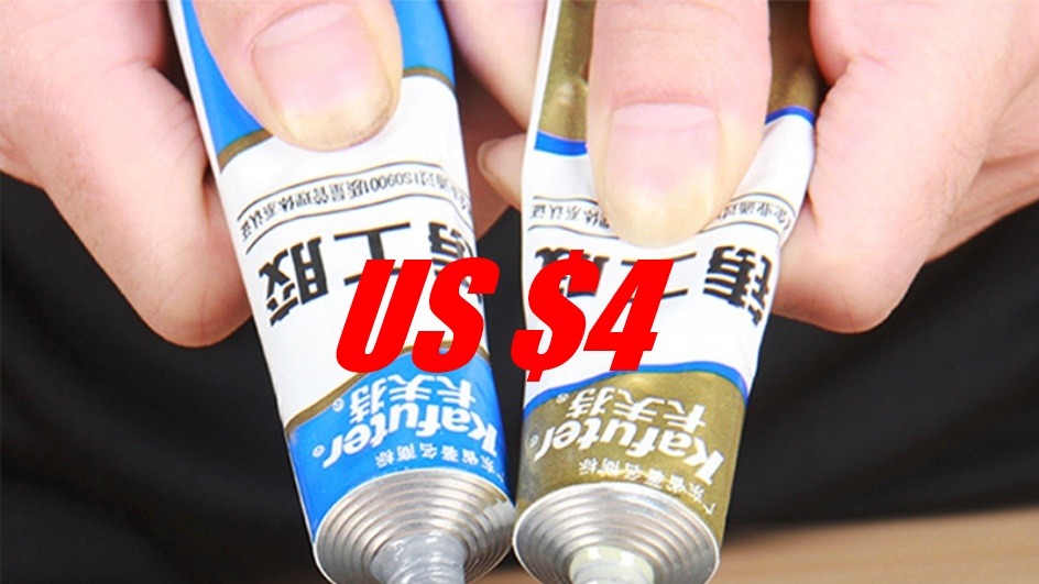 ✅Клей для Металла, Kafuter A + B, 65 г,  холодна сварка, 2020