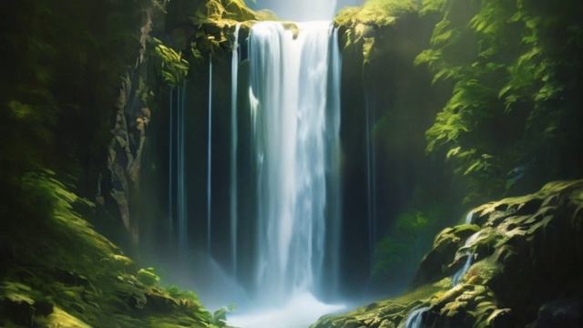 Красивые, фэнтезийные пейзажи под расслабляющую, красивую музыку