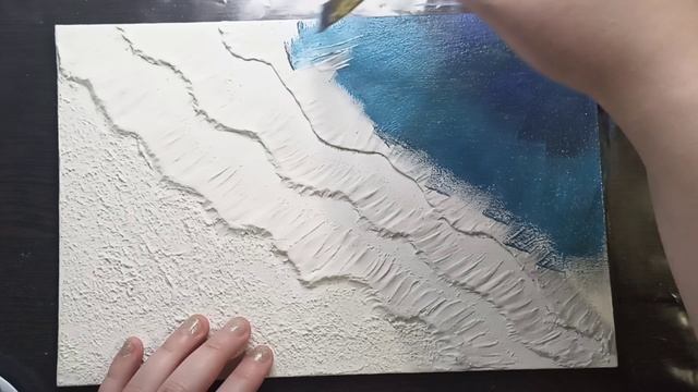 Текстурная картина. Море.