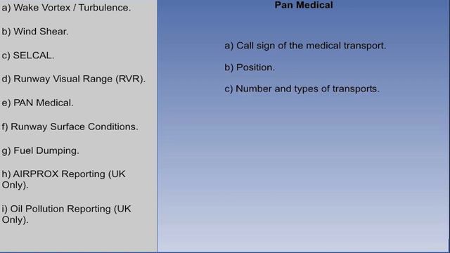 17  ATPL Training   IFR RT Communications #17 Miscellaneous Flight Handling