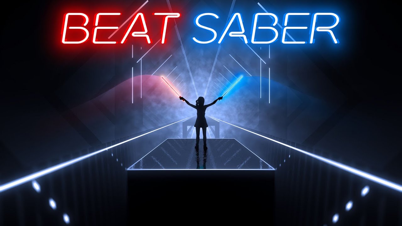 Я и мой двоюродный брат(он первый раз) в игре Beat Saber. без комментариев.