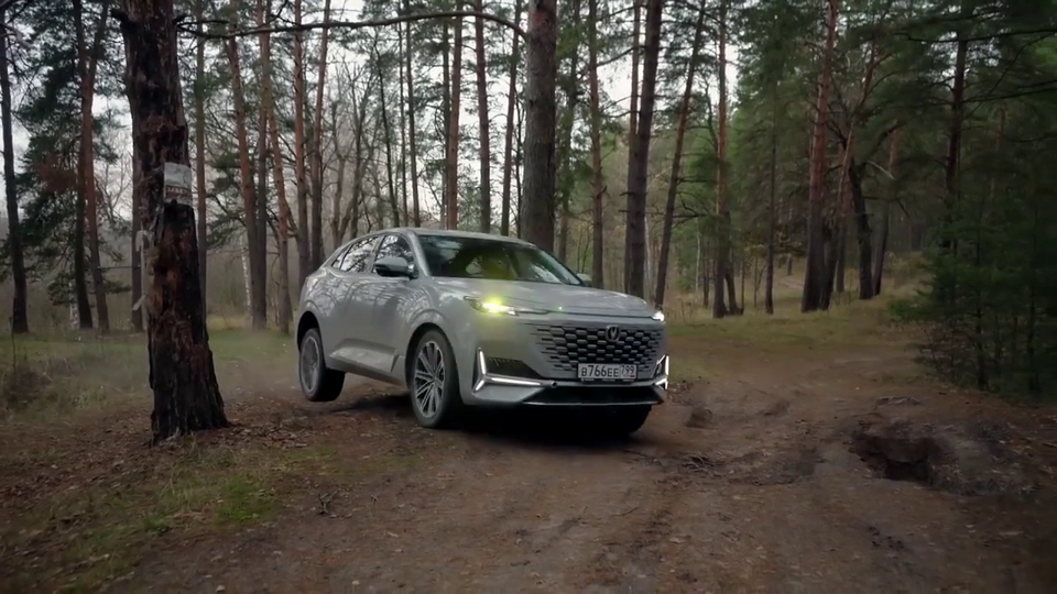 Changan Uni-K, диагональное вывешивание